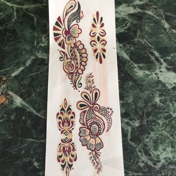 Other | Henna Stick On Tatttos | Poshmark